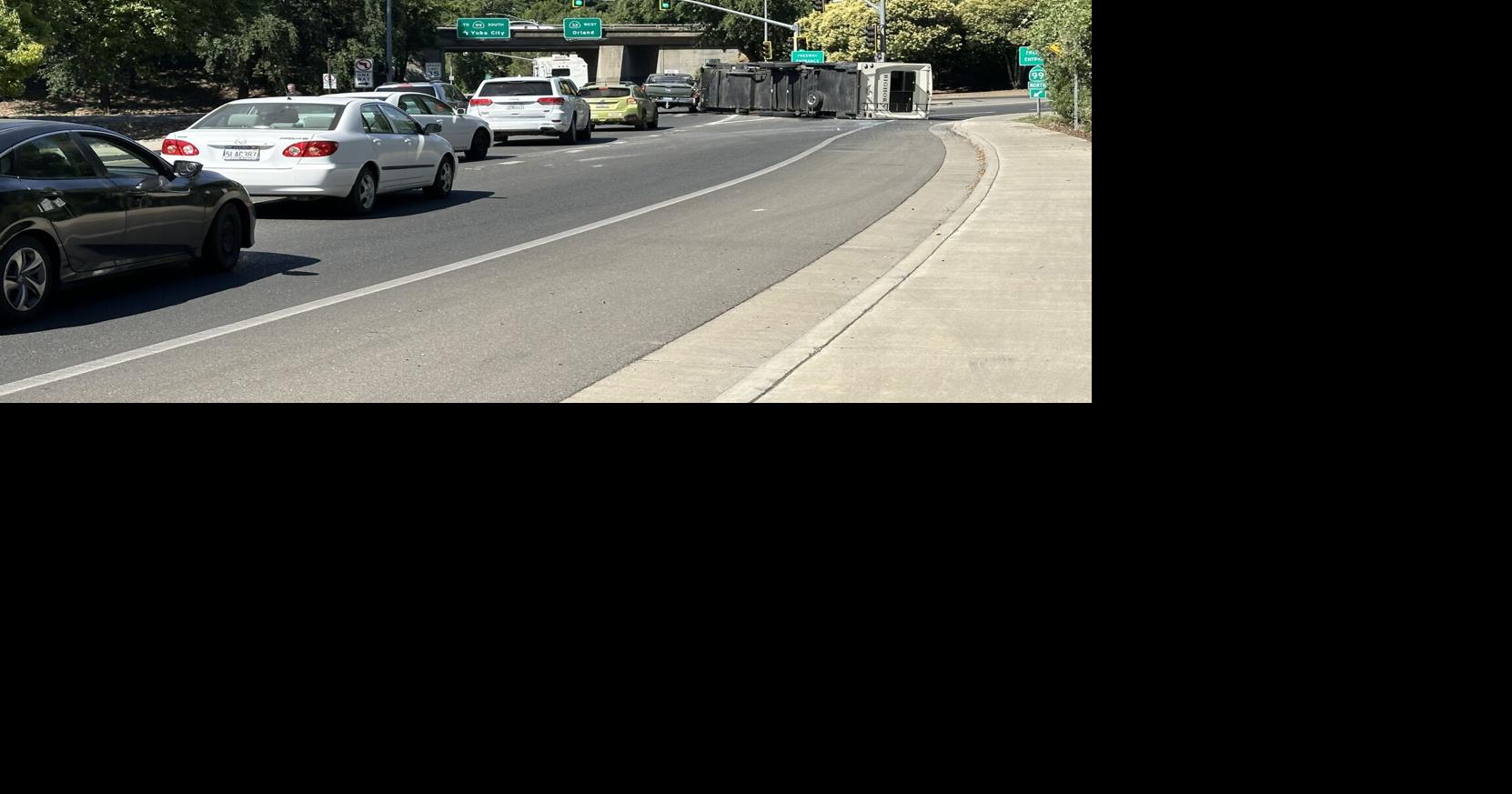 Rollover crash on Highway 32 causing traffic backup | News ...