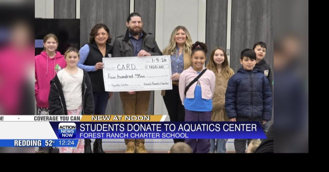 Forest Ranch Charter School students donate to Chico Aquatics Center ...