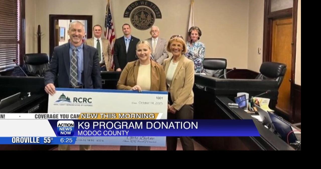 Modoc County K-9 program gets $11K boost for training and care | Video ...