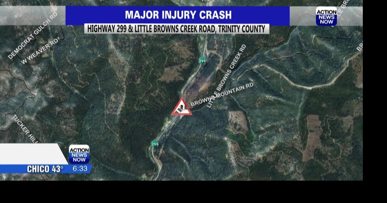 Major injuries for teens in Trinity County Highway 299 crash | Video ...