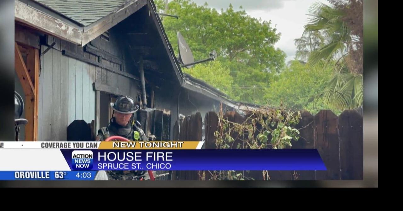 Chico firefighters contain house fire on Spruce Avenue in Chico Friday ...