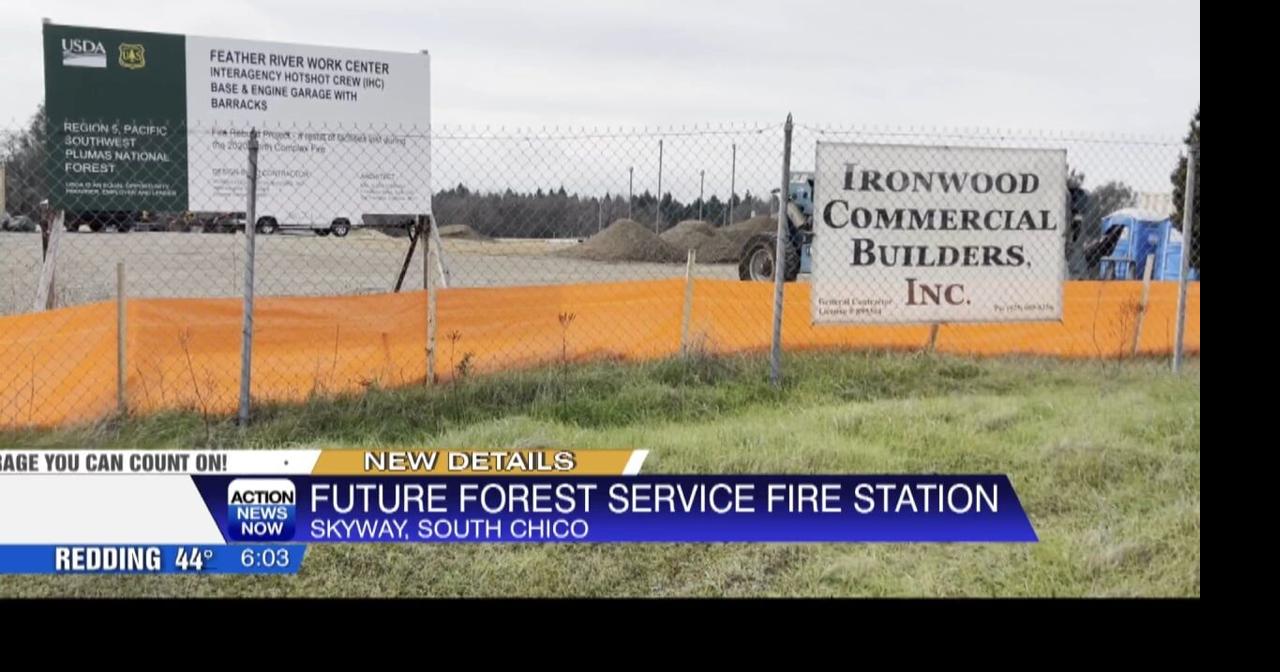 New Forest Service fire station construction progresses on Skyway in ...