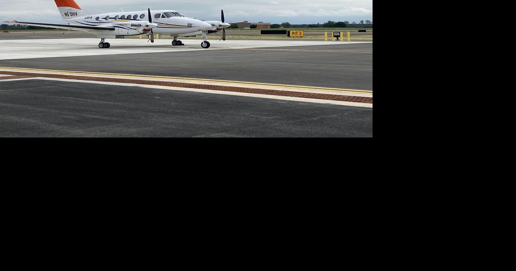 Five new fire-retardant loading pits unveiled at the Redding Air Attack ...