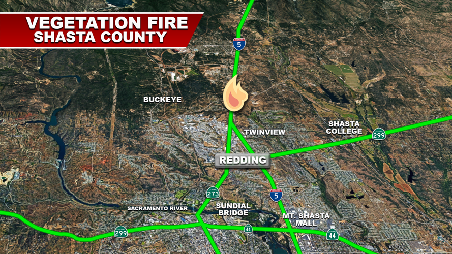 Firefighters contain vegetation fire in north Redding | News ...