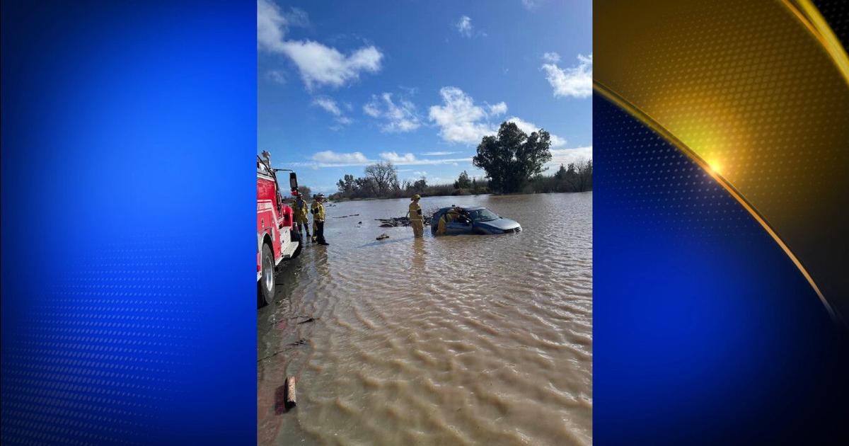 Water Rescue Performed In Glenn County After A Man Drove His Vehicle On