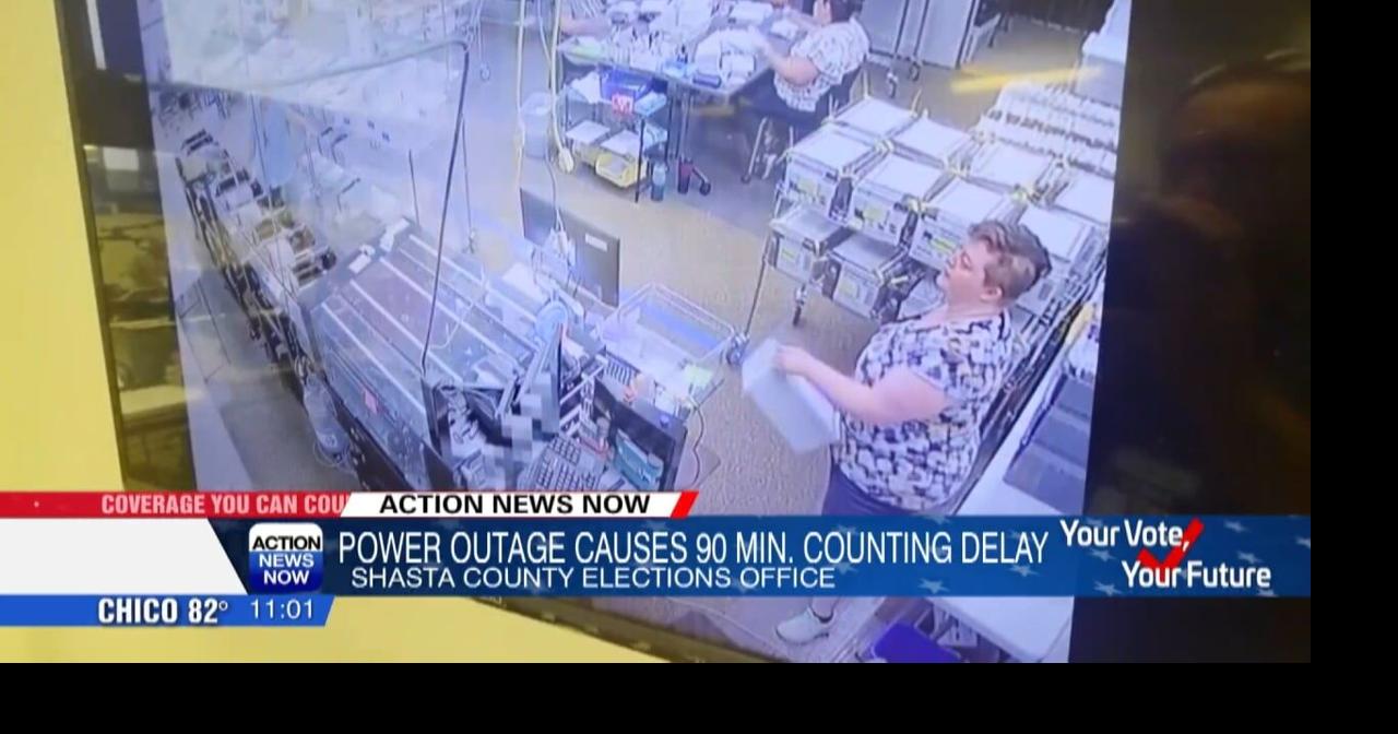 Redding elections office loses power, delays ballot count | Video ...