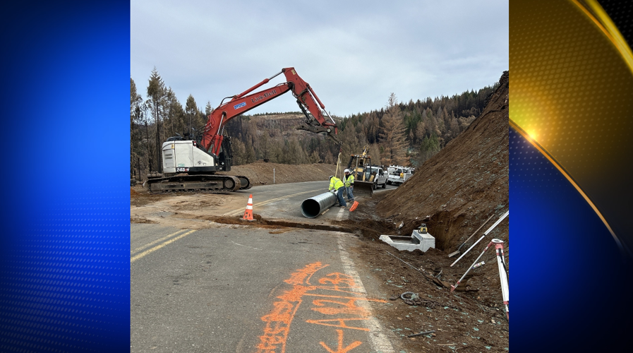 Work nears completion to repair Park Fire highway damage | News ...