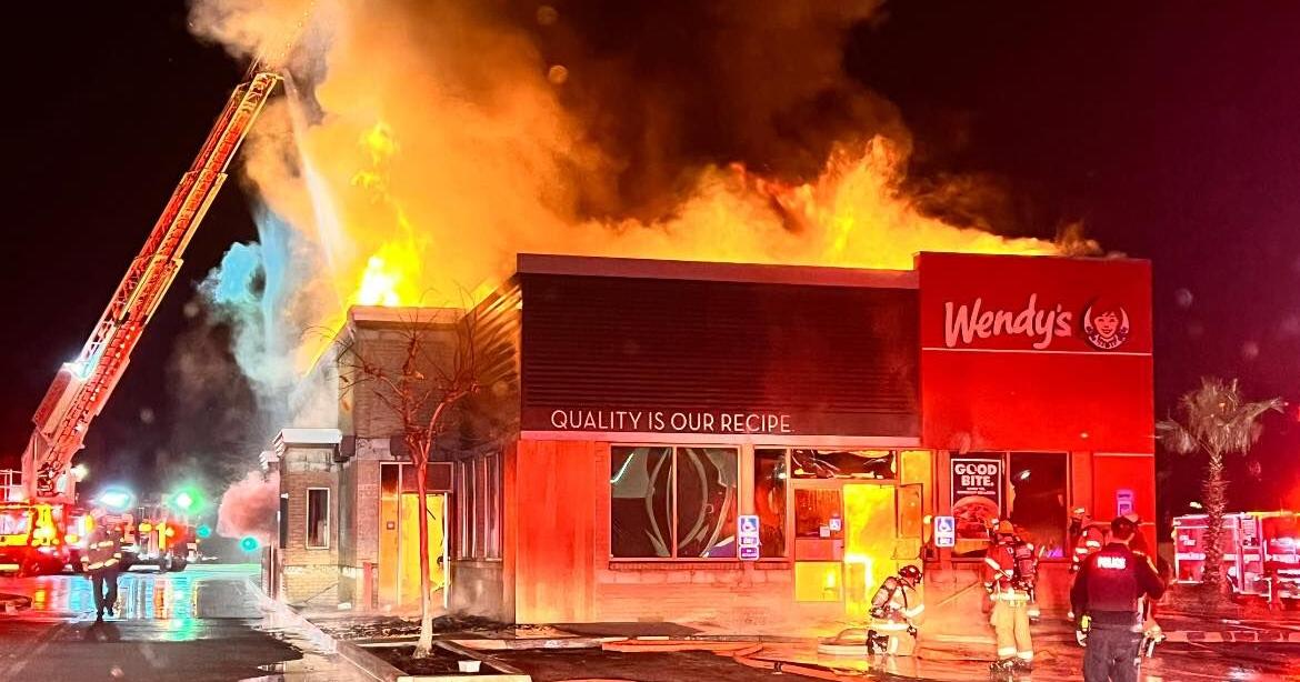 Wendy's restaurant destroyed by fire in Red Bluff | News ...