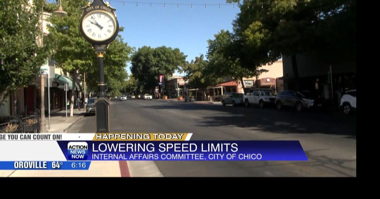 Chico considers lowering speed limits on busy roads | Video ...