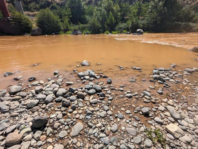 Canal breach turns Butte Creek orange | Local | actionnewsnow.com