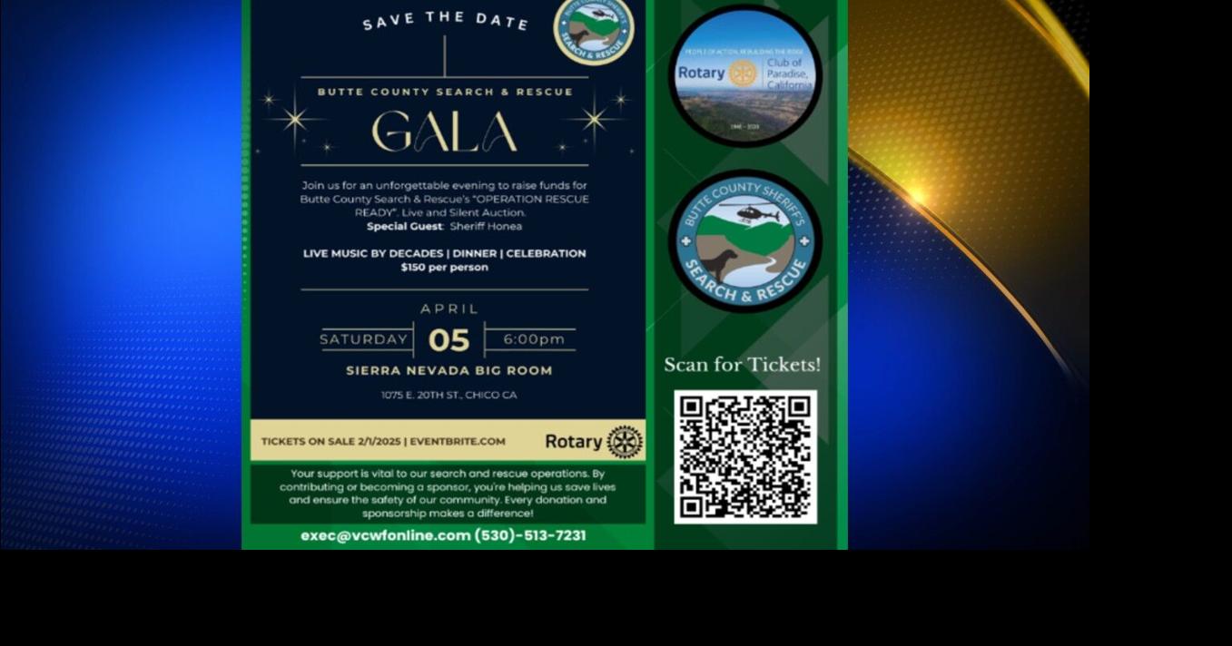 Support Butte County Search and Rescue at the upcoming gala | Butte ...