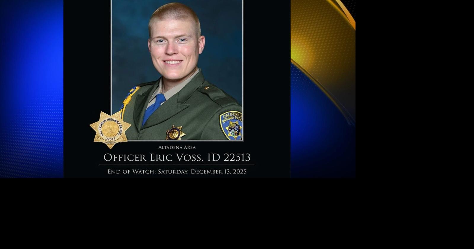 CHP mourns Officer Eric Voss after off-duty motorcycle crash | News ...