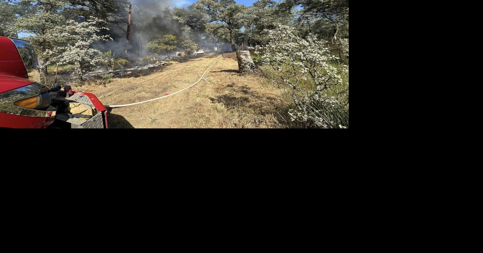 CAL FIRE stops forward spread of vegetation fire burning northeast of ...