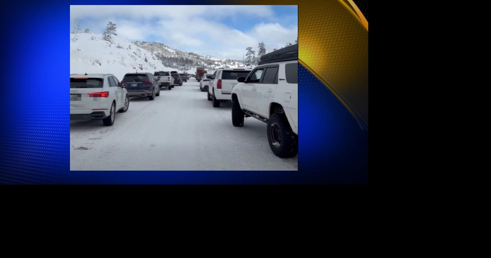 Chain controls remain on I-80 over Donner Summit as holiday traffic ...