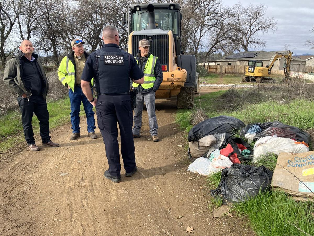Redding Police started clearing out homeless camp near Wyndham ...