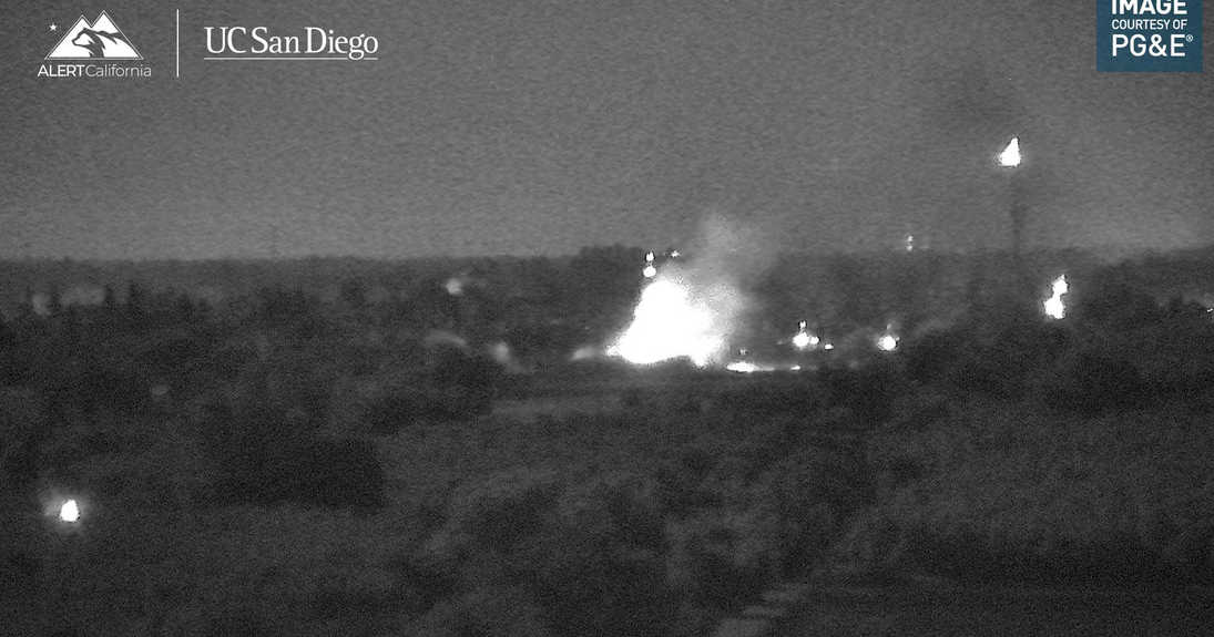 Fire crews responding to fire behind the Gridley-Biggs Cemetery | News ...