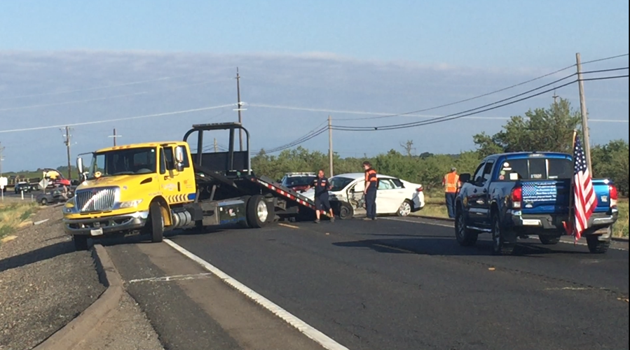 Three-car collision on Highway 32 Wednesday morning, 2 injured ...