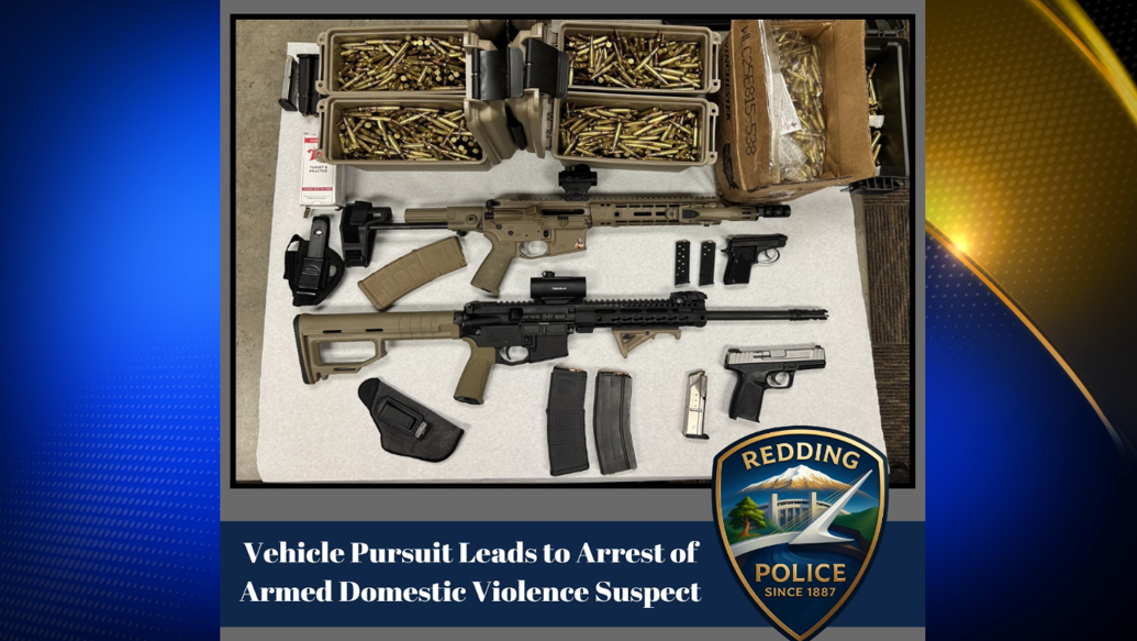 Redding police catch wanted man after wild chase | News | actionnewsnow.com