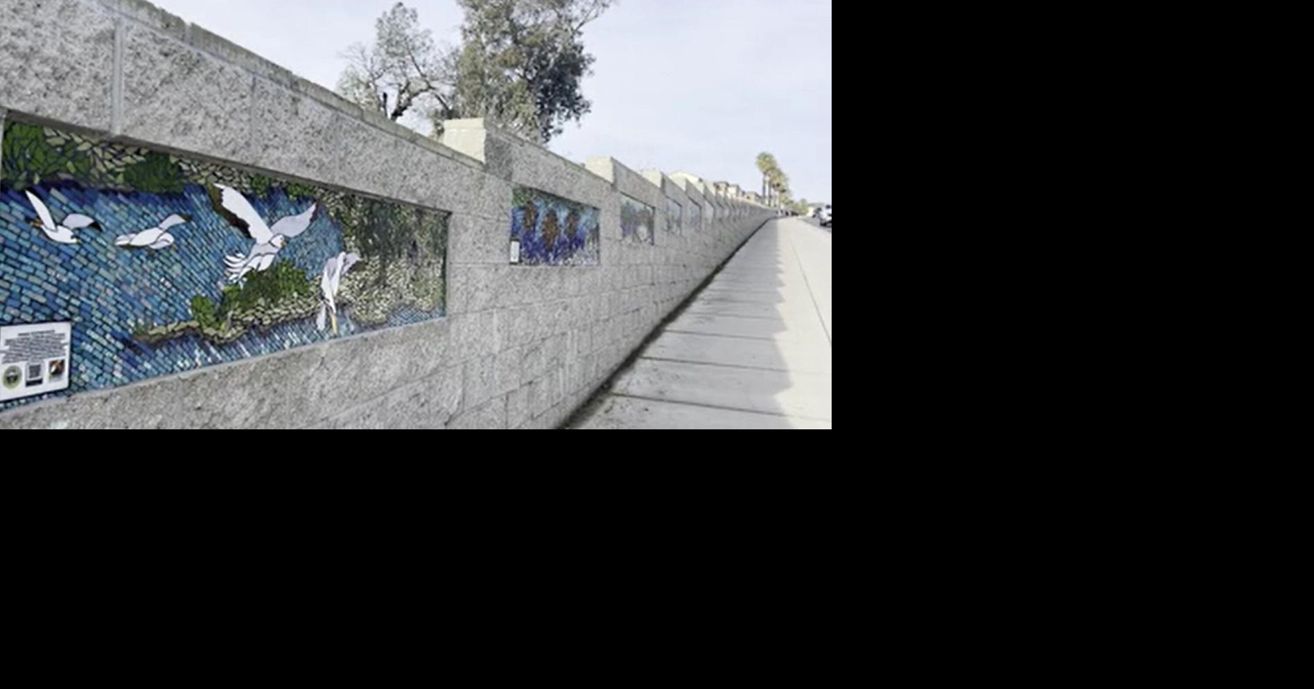Stunning mosaic wall transforms Oroville's Table Mountain Blvd. | News ...