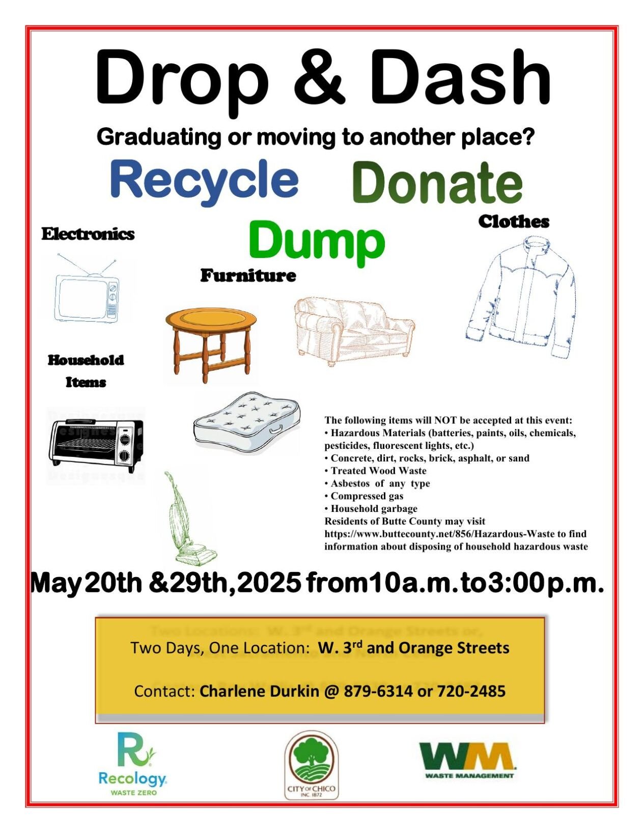 Chico's Drop and Dash event set for May 20 and May 29 | News ...