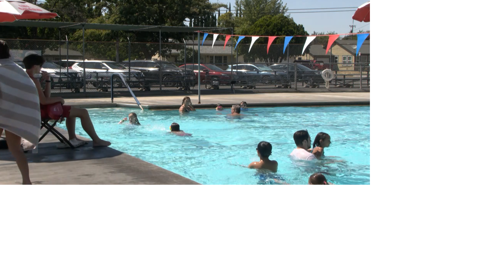 Locals seek relief from the summer heat at Pleasant Valley Pool in ...