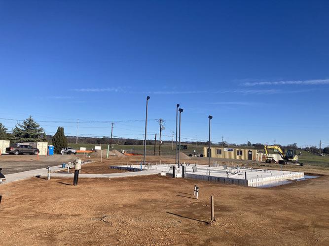 Vertical construction starting on new fire station for United States ...