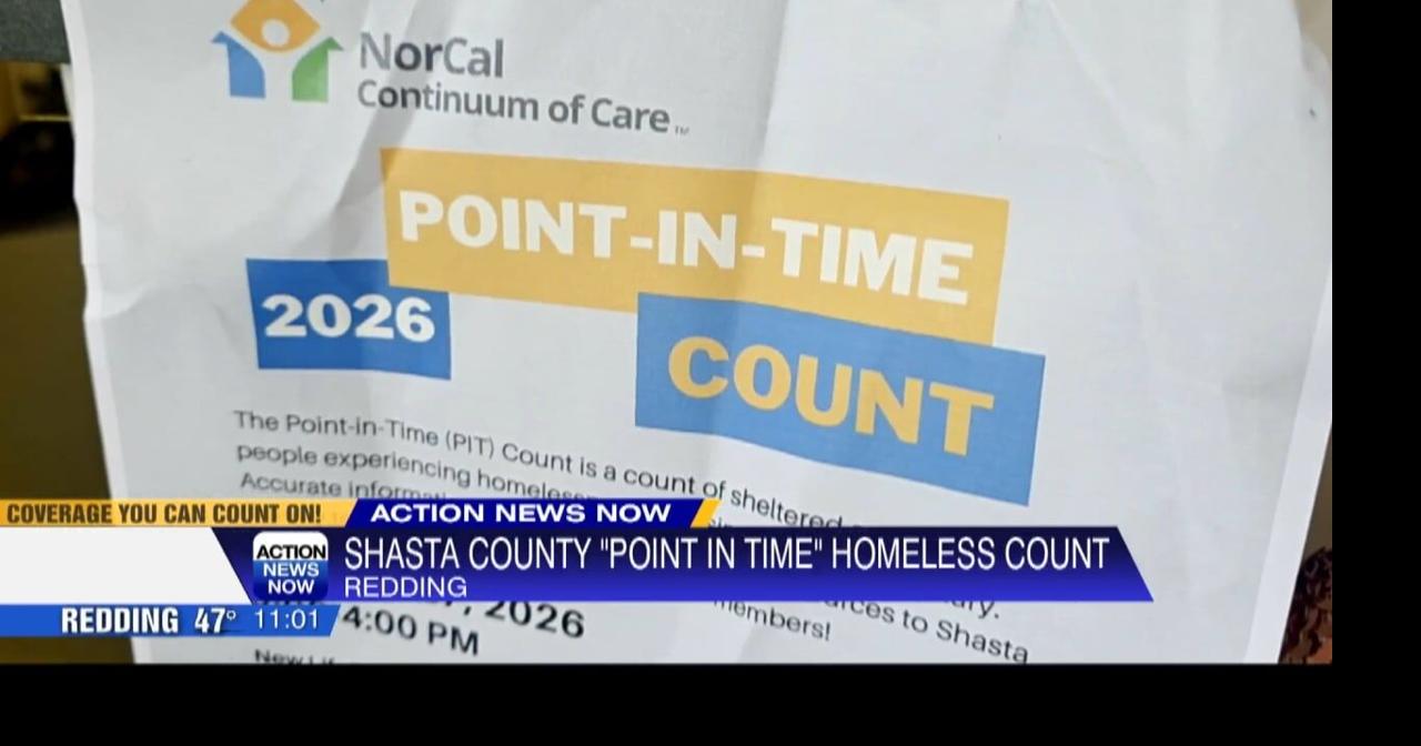 Shasta County's annual count helps shape homeless services | Video ...
