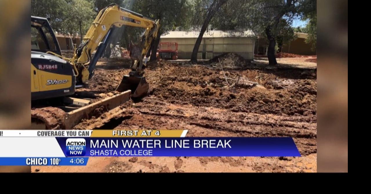 Water service restored to Shasta College main Redding campus | Video ...