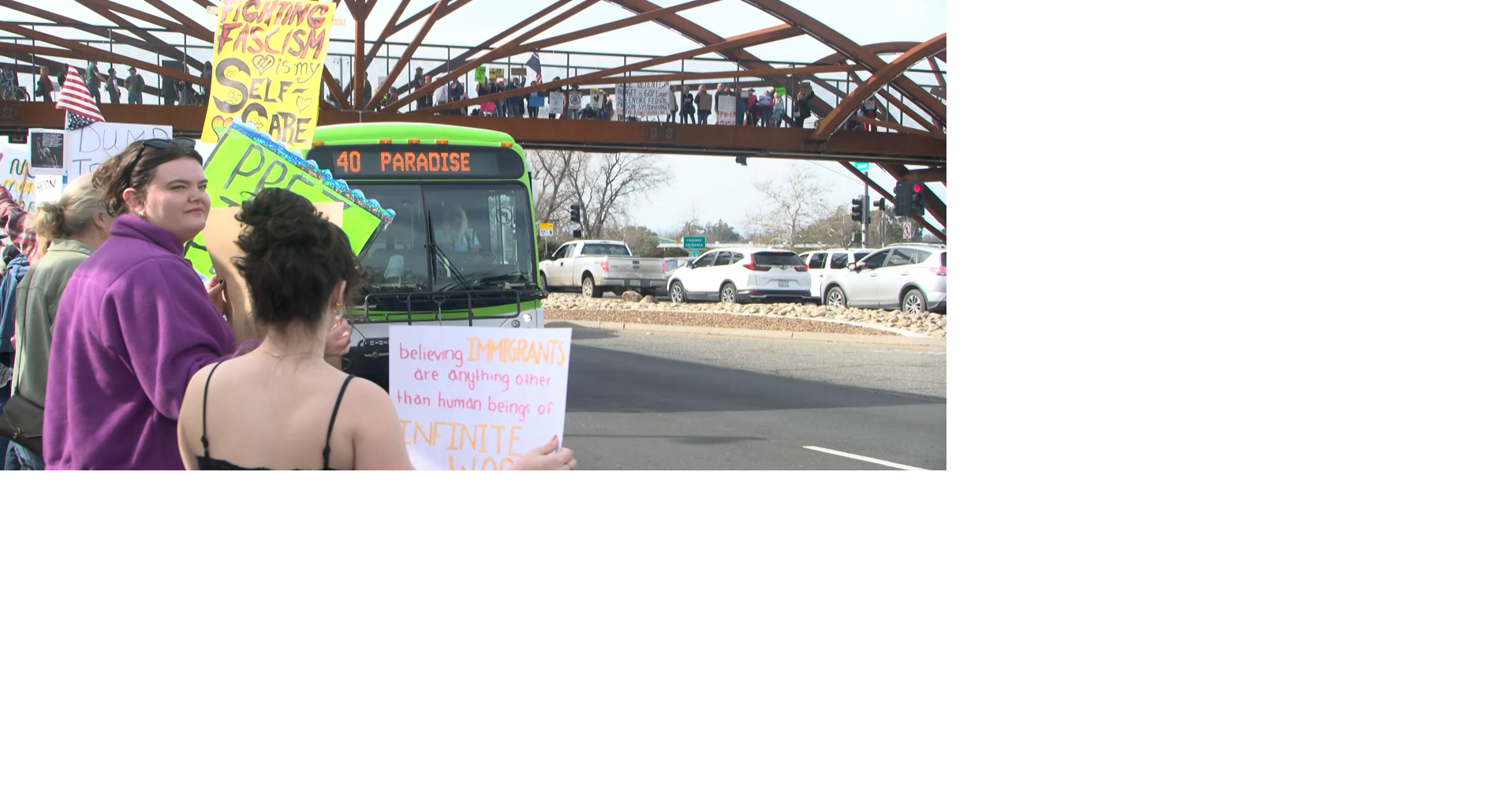 Demonstrators protest ICE enforcement, show support for Renee Good and ...