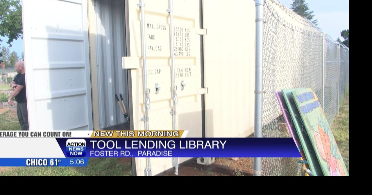 Paradise tool lending library opens this summer in Butte County | Video ...