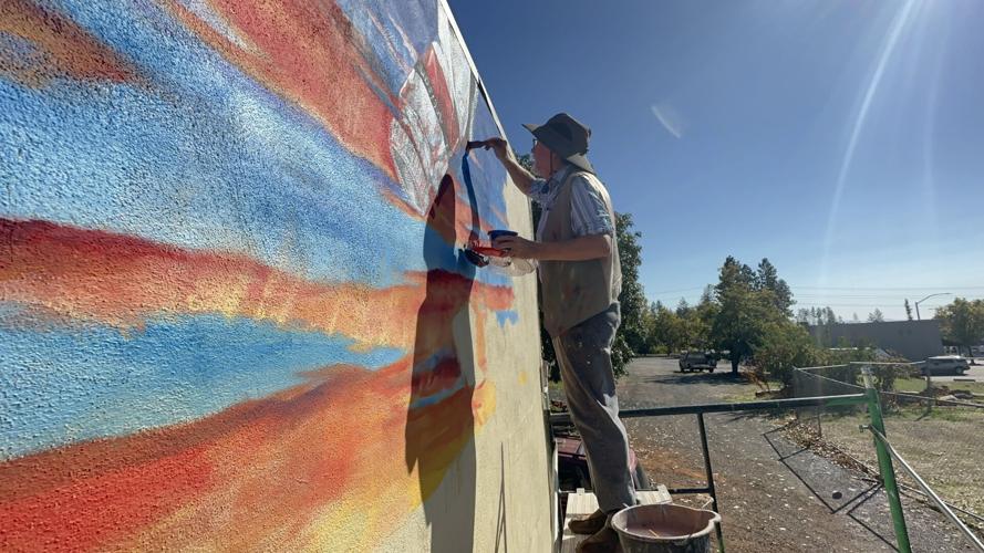Camp Fire mural in the making | News | actionnewsnow.com