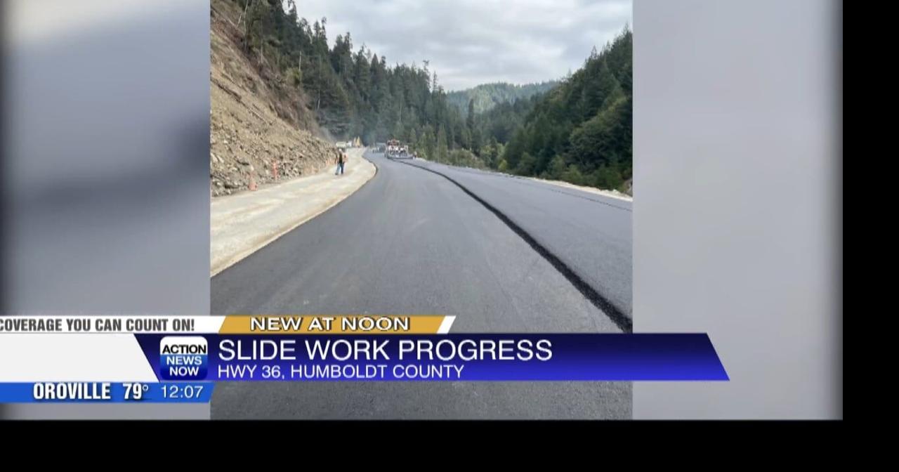 Caltrans crews continue work on Highway 36 slide repairs in Humboldt ...
