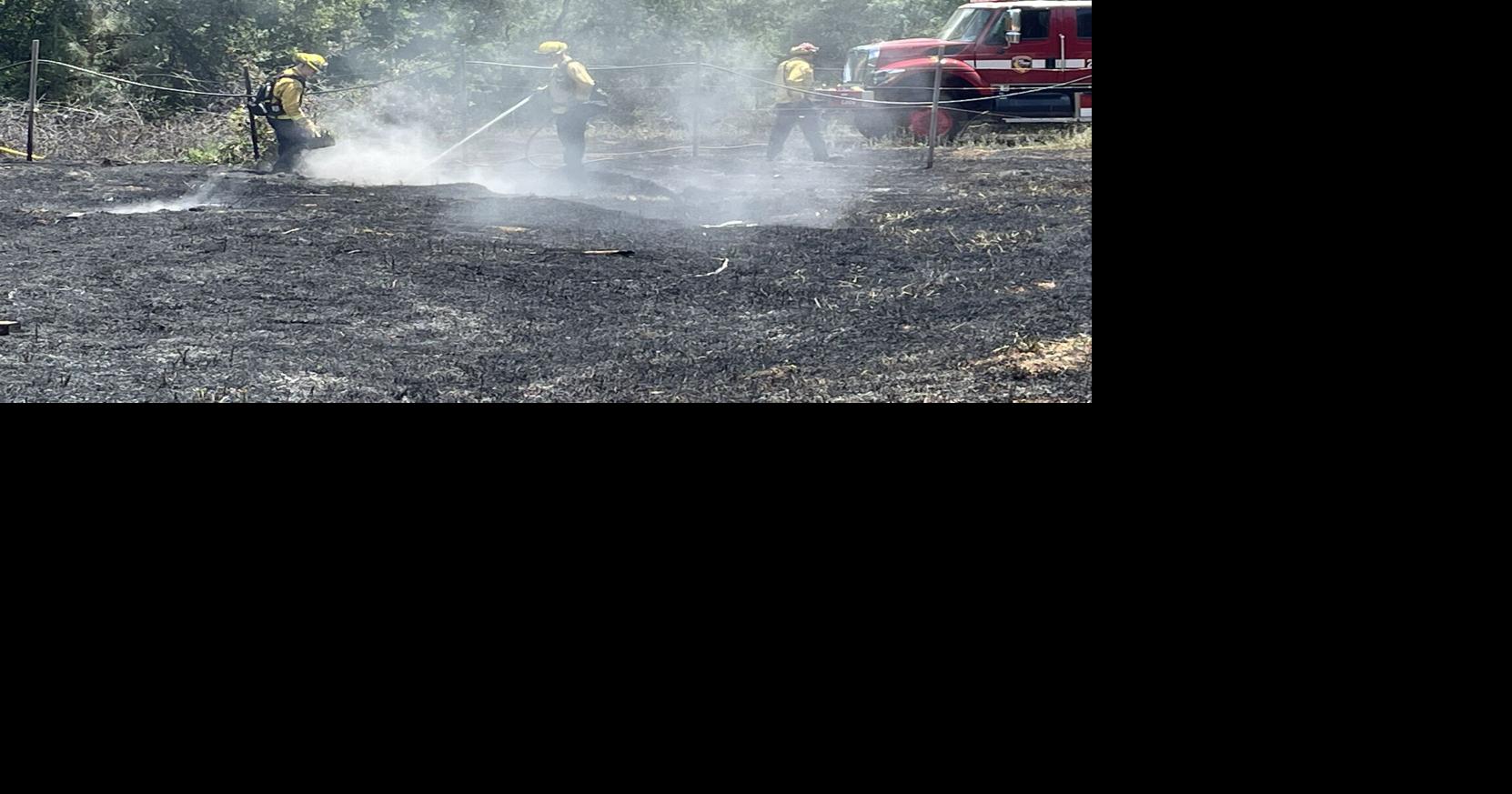 CAL FIRE firefighters contain fire burning outside Bangor | News ...