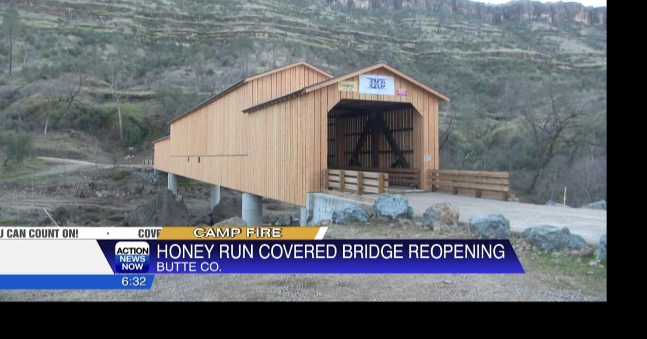 Opening date set for reconstructed Honey Run Covered Bridge | Video ...