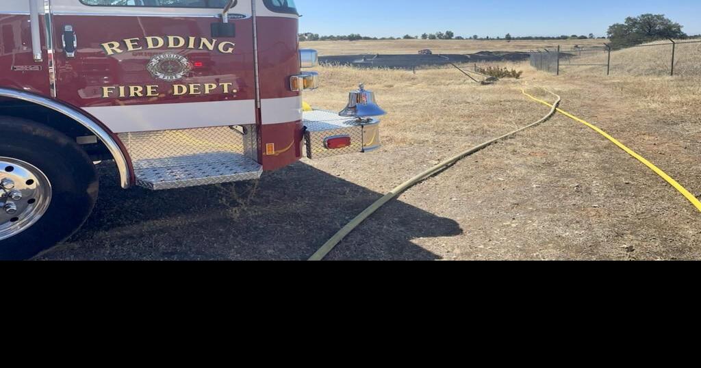 Crews contain vegetation fire off Airpark Drive in Redding | Local ...