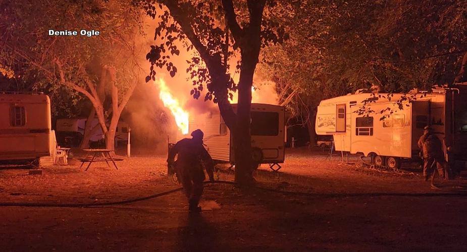 Officers use stun gun to take man into custody at early-morning RV fire ...