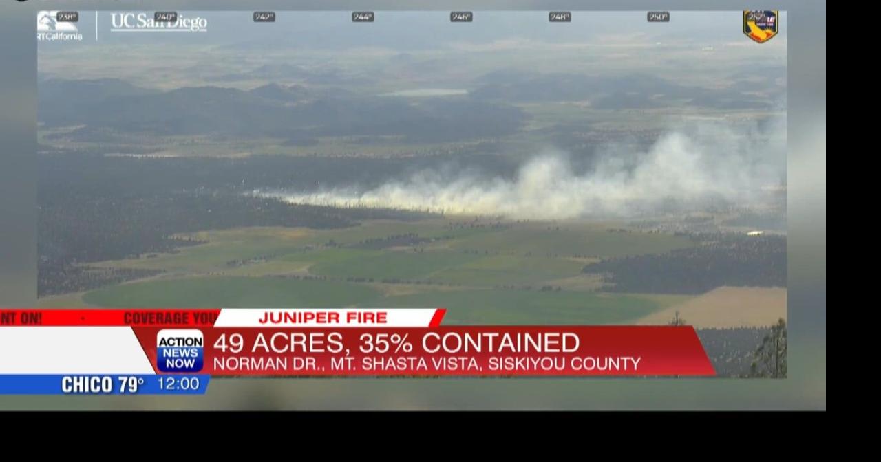 Siskiyou's Juniper Fire: 49 acres burned, no structures damaged | Video ...
