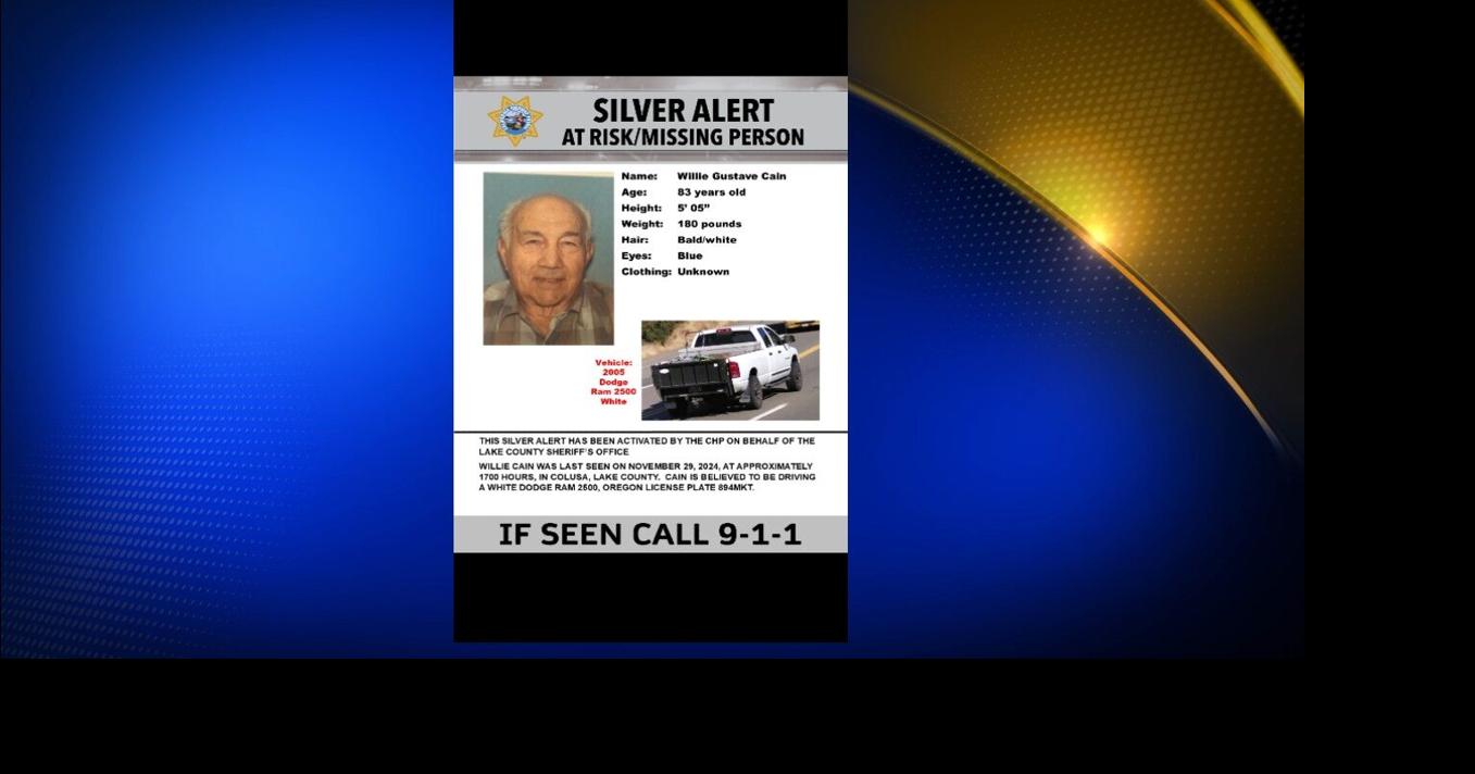 Missing 83-year-old Willie Cain located after silver alert issued ...