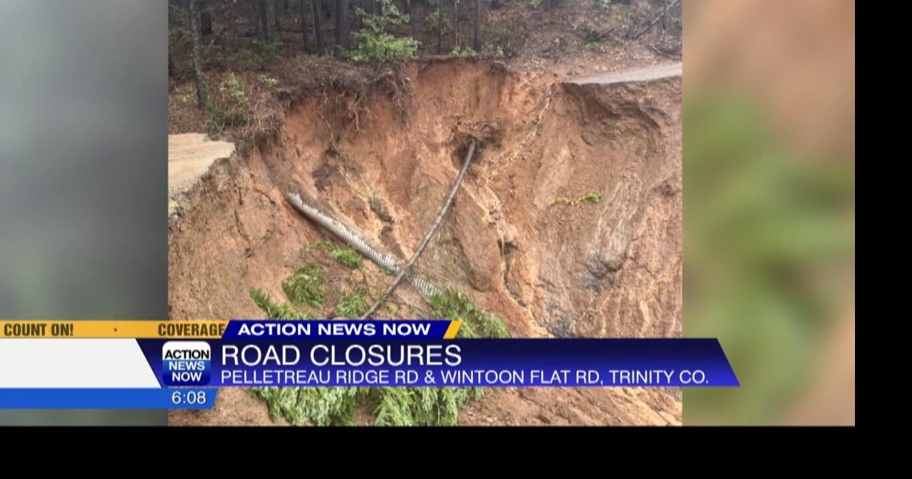 Forest roads washed out between Hyampom Valley and South Fork Mountain ...