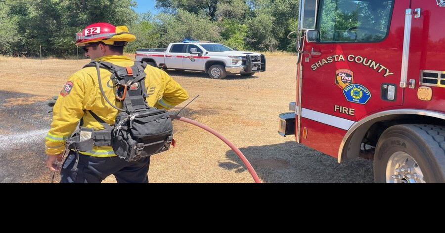 Firefighters stop forward progress of vegetation fire in Shasta County ...