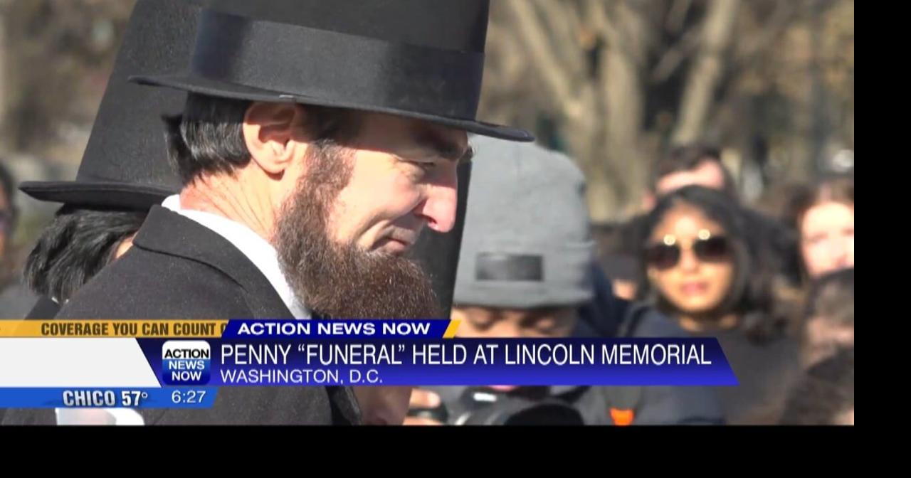 Penny "Funeral" sendoff as U.S. Mint stops making new one-cent coins ...