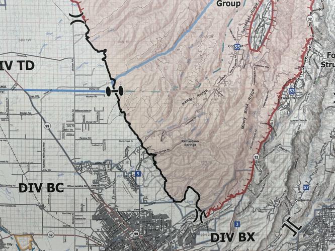 Park Fire containment lines | | actionnewsnow.com