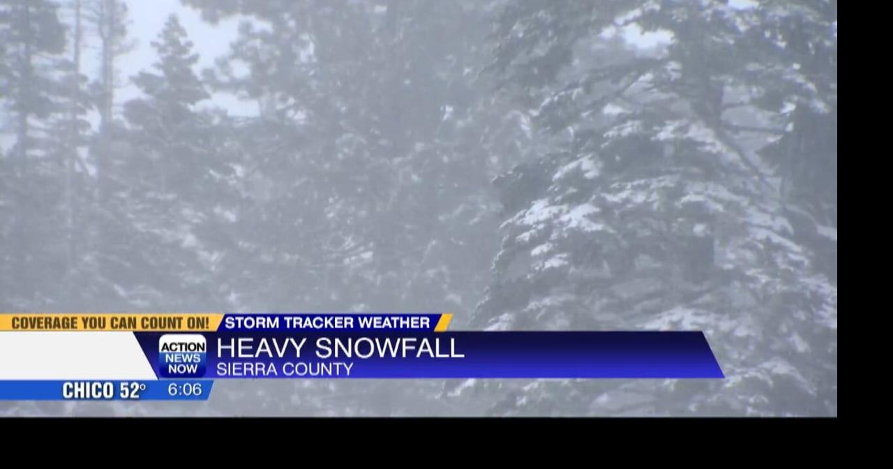 Weekend storm brought heavy snow to the Sierra Nevada | Video ...