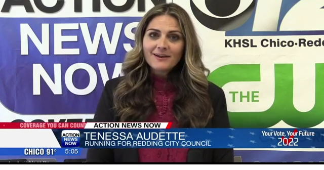 Tenessa Audette running for Redding City Council | Your Vote, Your ...