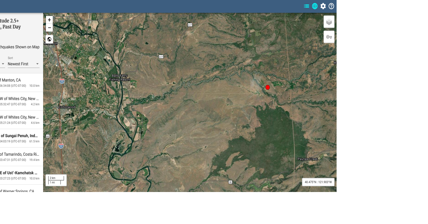 USGS: 3.4 magnitude earthquake strikes west of Manton | News ...