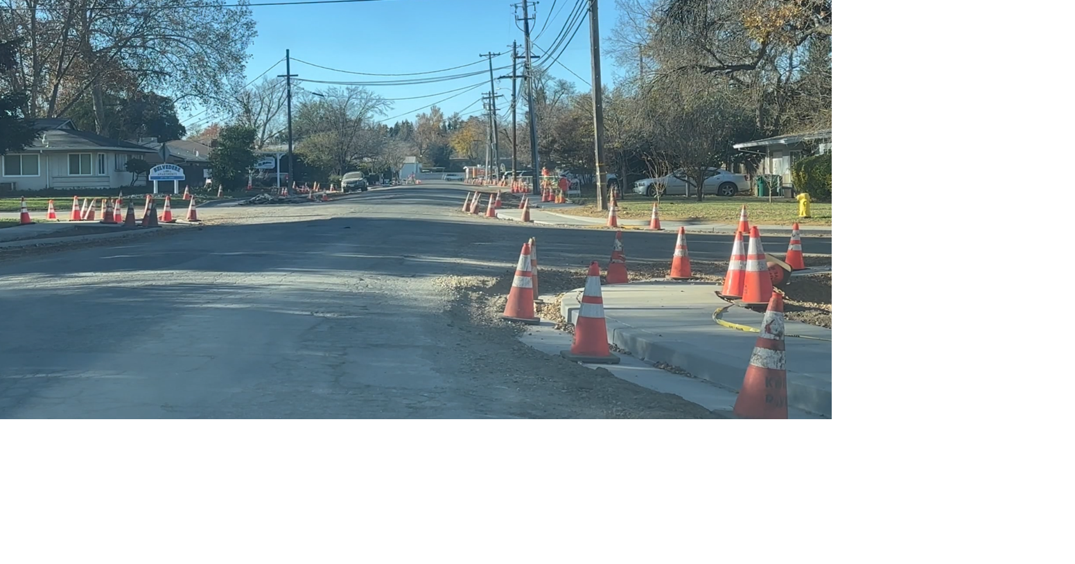 Chico road improvements underway on Rio Lindo Avenue and Notre Dame ...