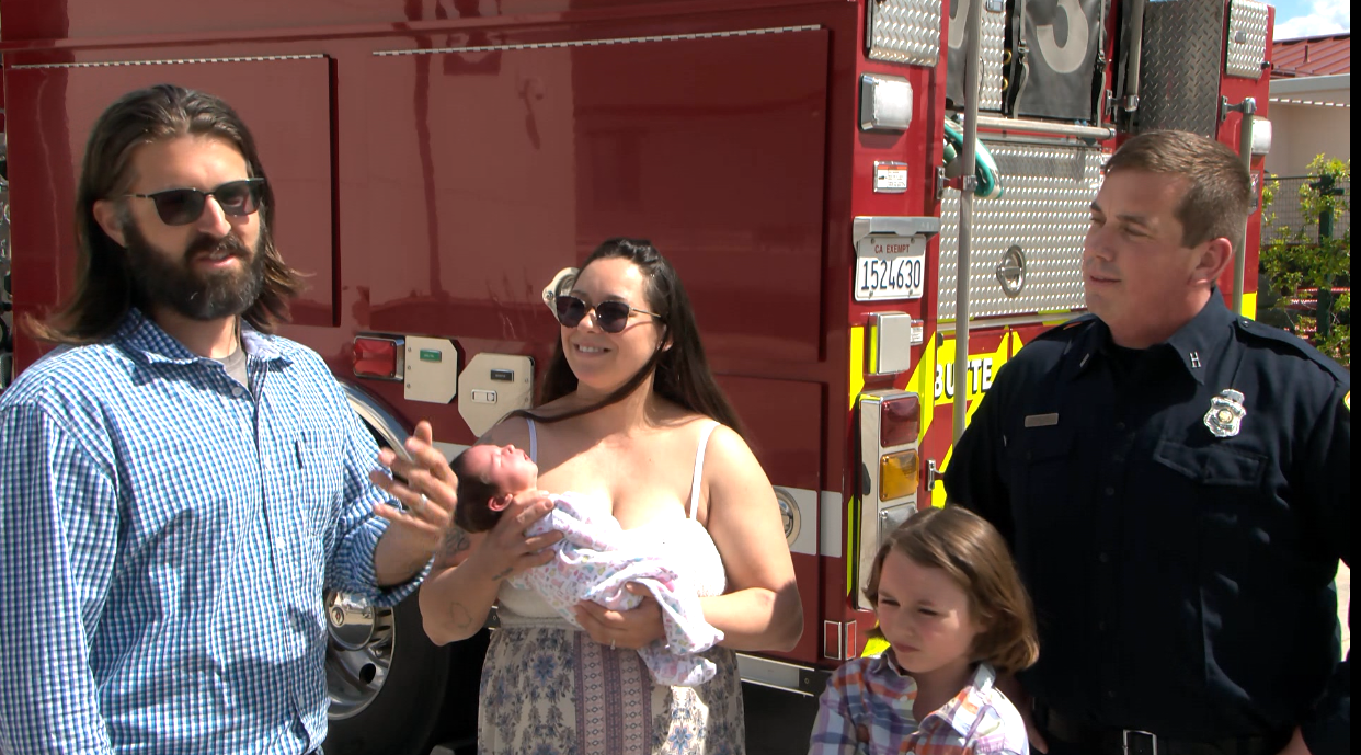 Butte County CAL FIRE Captain meets family he assisted during a home ...