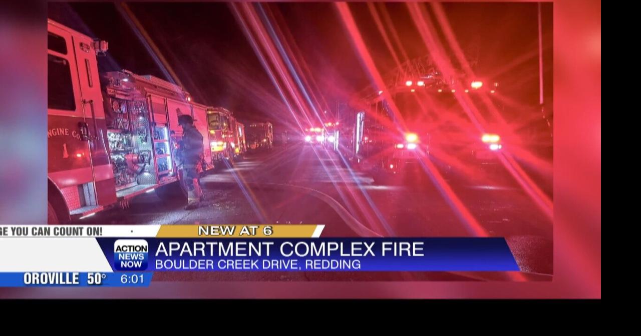 Firefighter injured in Redding apartment fire | Video | actionnewsnow.com