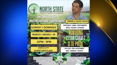 A celebration of Cesar Chavez is planned at the Chico City Plaza this ...