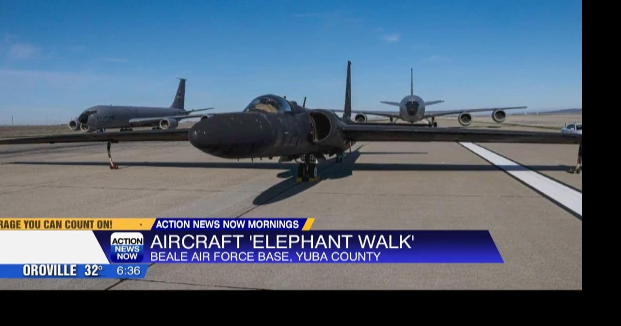 A show of force is on display at the Beale Air Force Base in Yuba ...